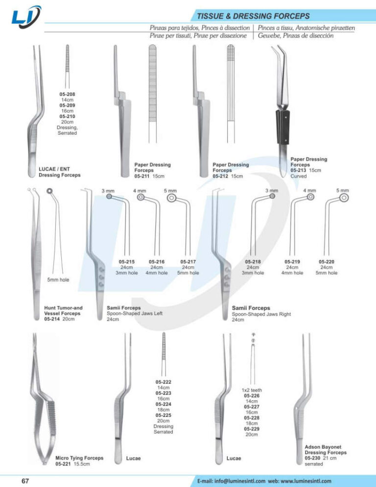 Dressing & Tissue Forceps – Welcome to Lumines Instruments