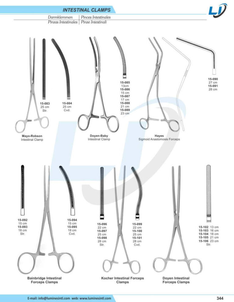 Intestinal and Rectal Instruments – Welcome to Lumines Instruments
